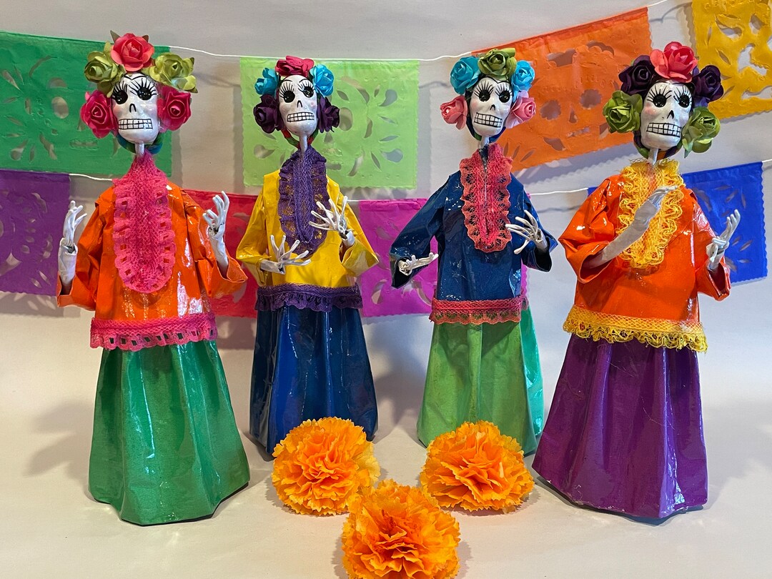 Catrina, Day of the Dead, FRIDA CATRINA, Paper Mache, Dia De Los ...
