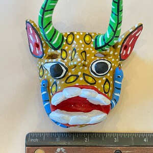 Small devil Masks From Michoacan Mexican Folk - Etsy