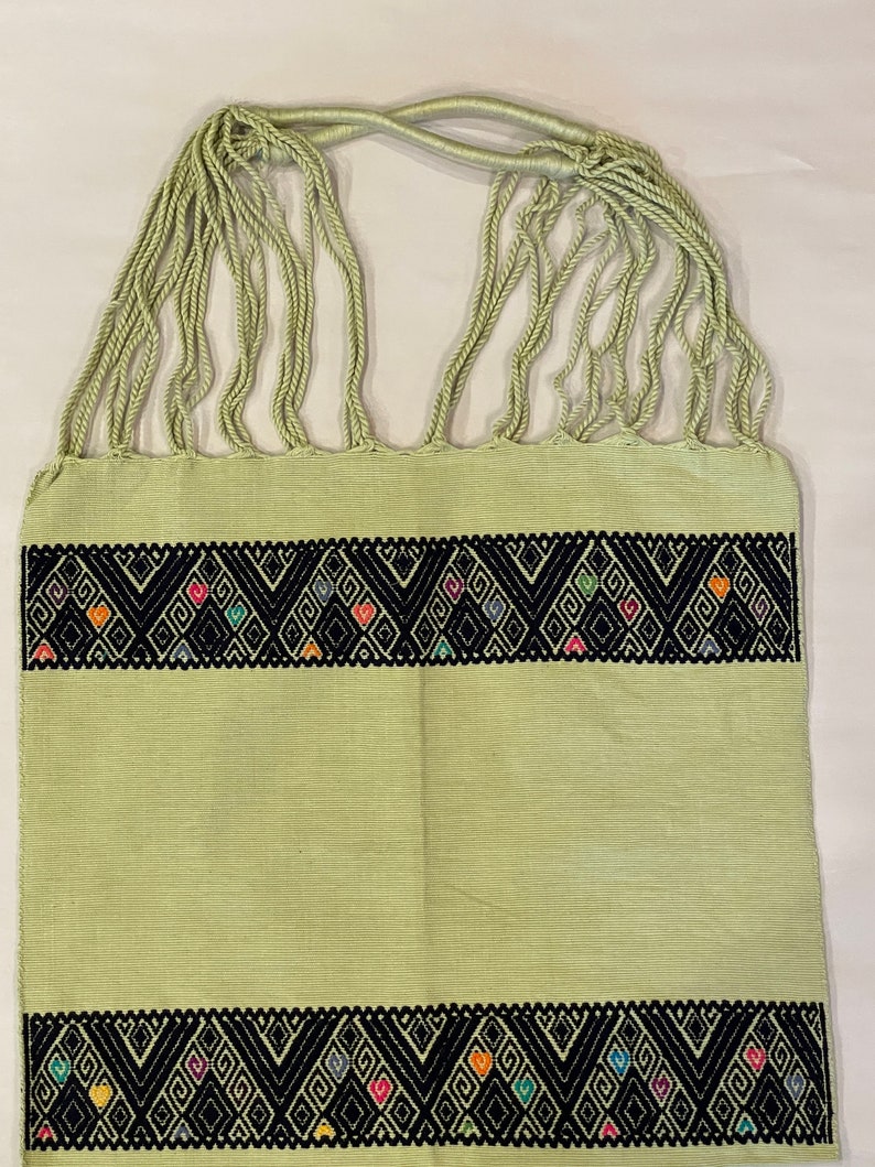 Mexican Loom WOVEN TOTE Traditional Designs Hammock Market - Etsy