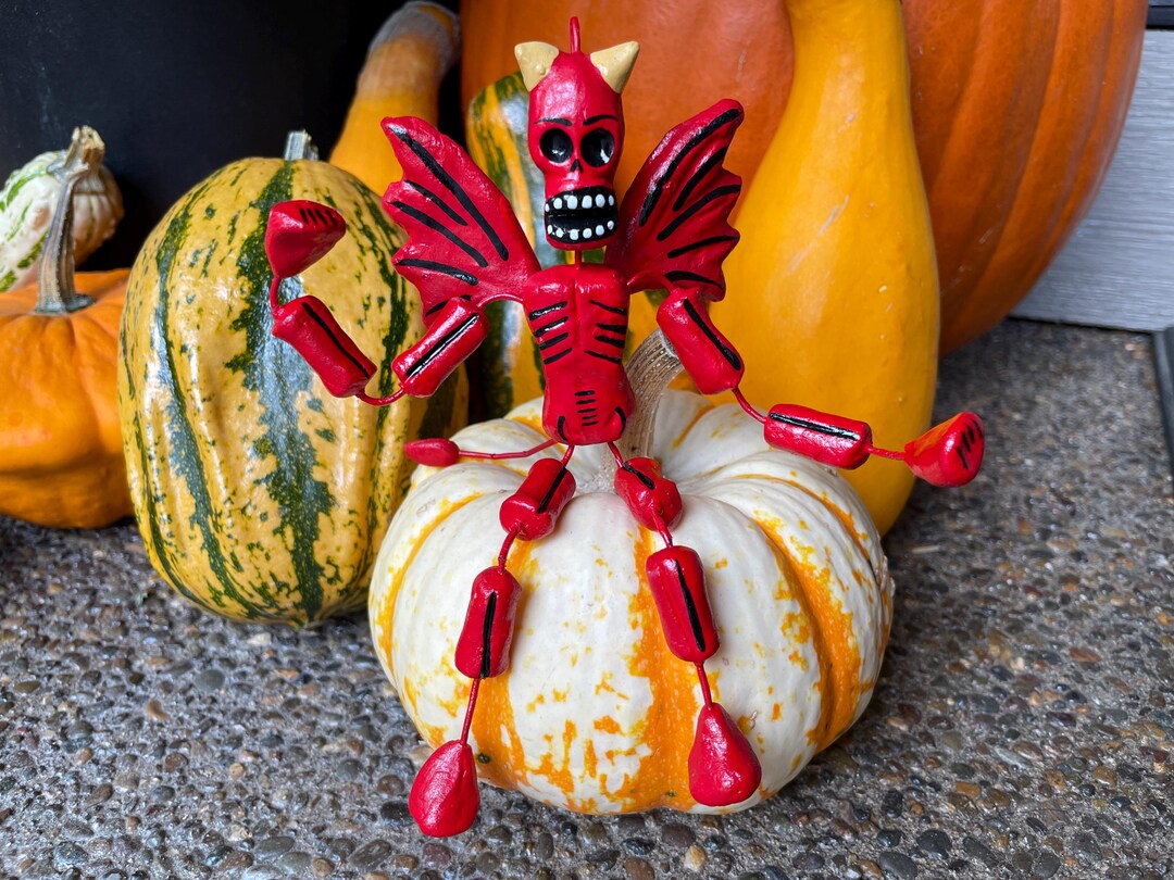 Mexican Red Devil, Dia De Los Muertos Devil, Day of the Dead Devil, El ...