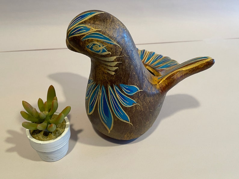 Terracotta Dove Planter, Mexican Planter, Talavera Dove Pot, Succulent ...