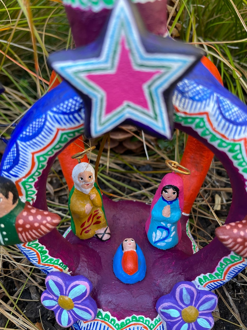 Mexican NATIVITY Set, Mexican Nativity, Mexican Creche, Christmas Decor ...