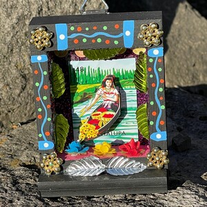Loteria Nicho, Small, Wooden, Mexico Kitschy Art, Mexican Nicho, Mexico ...
