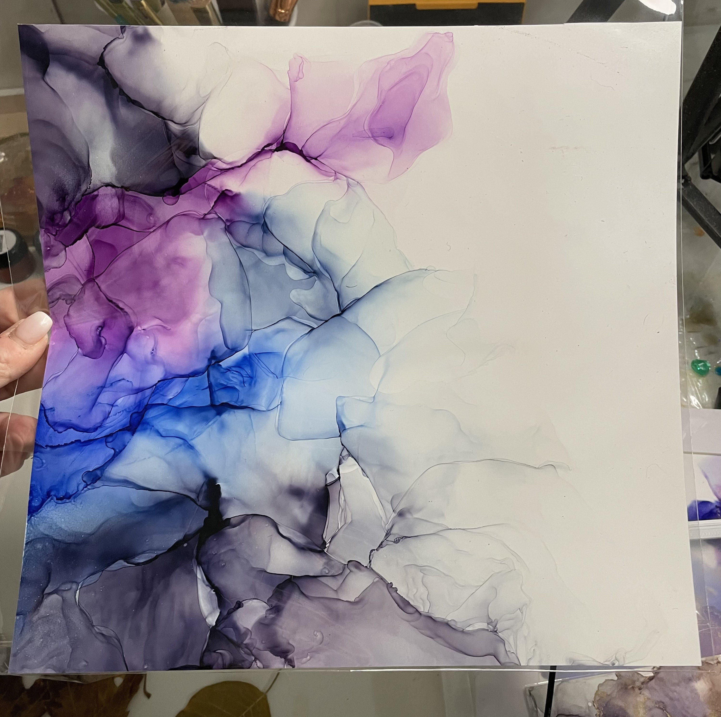 Original Alcohol Ink Art Paintings One of a Kind Wall Decor - Etsy