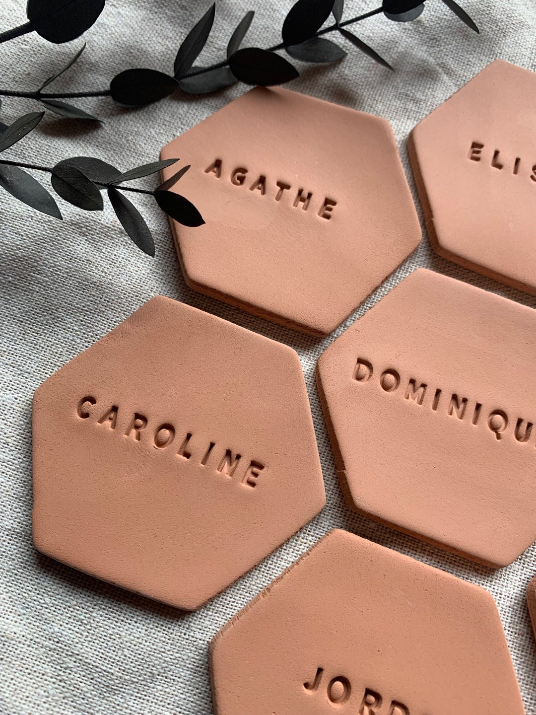 Marque-places "Hexa", mariage, baptême, anniversaire, cadeaux invités ...