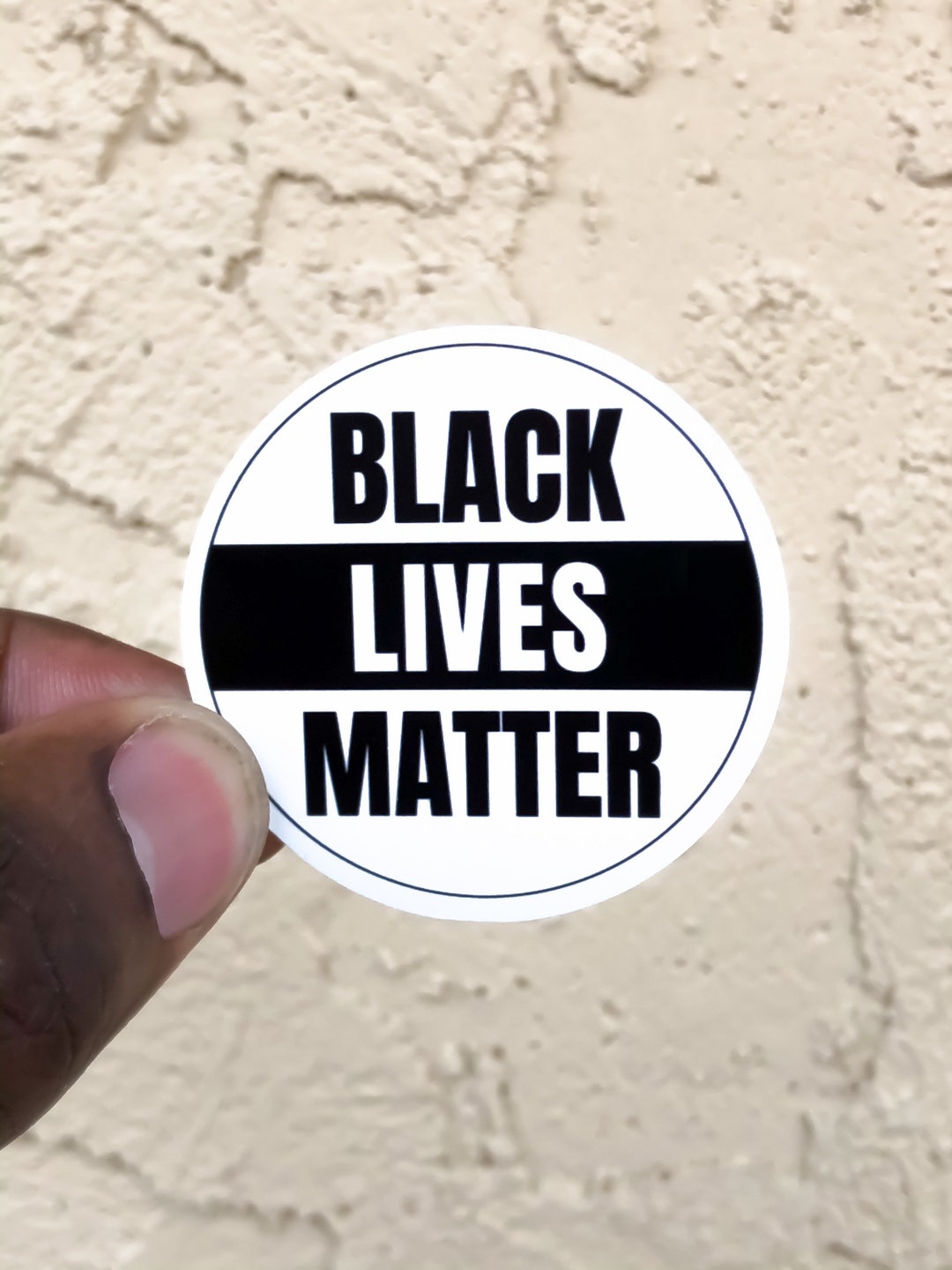 Black Lives Matter Glossy Vinyl Sticker Die-cut Sticker - Etsy