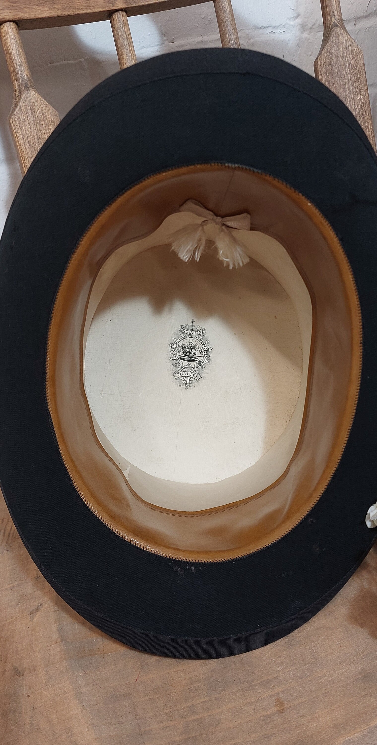 Beautiful Victorian Silk Top Hat - Etsy