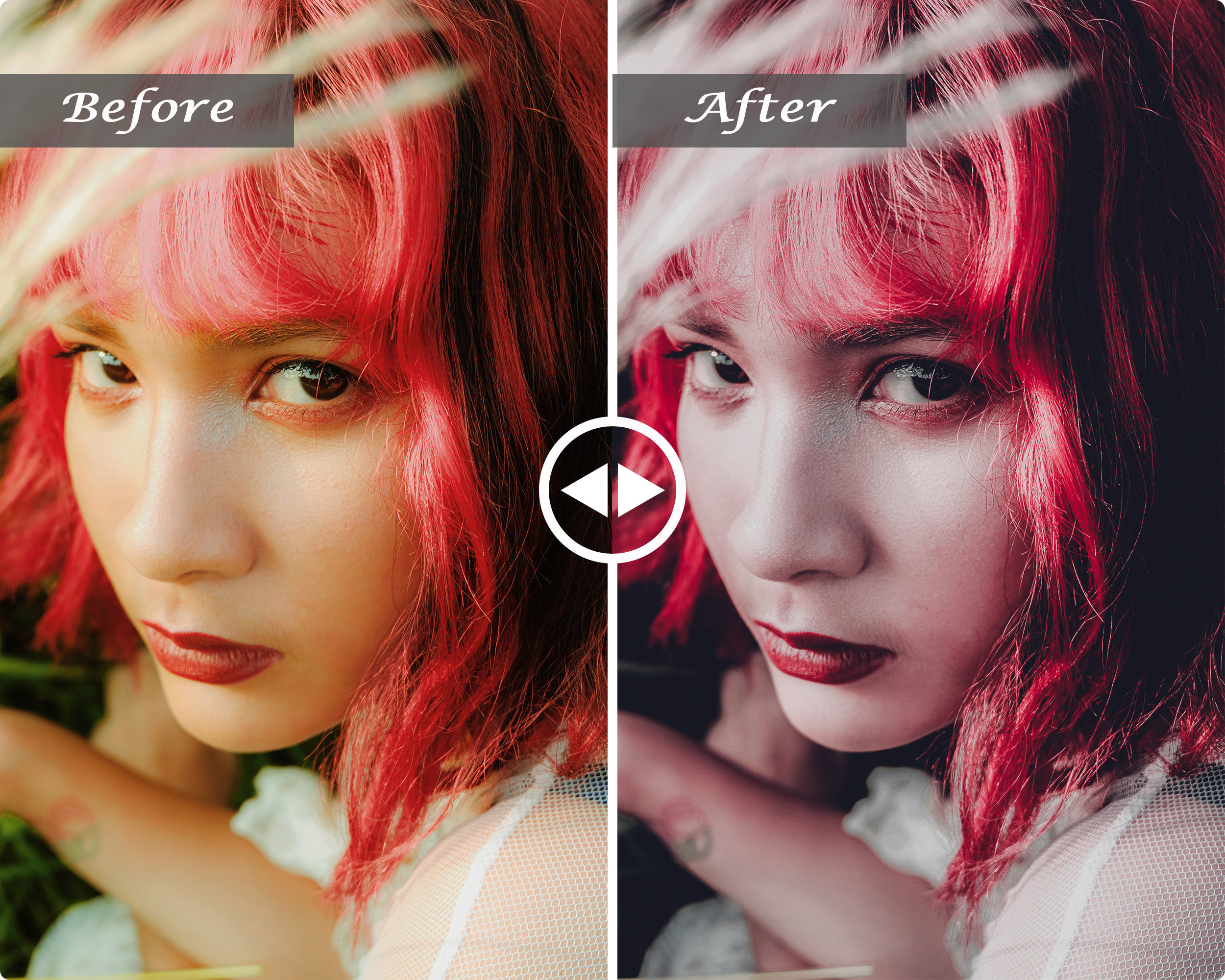 10 Smokey Red Presets Lightroom Moody Presets Mobile - Etsy