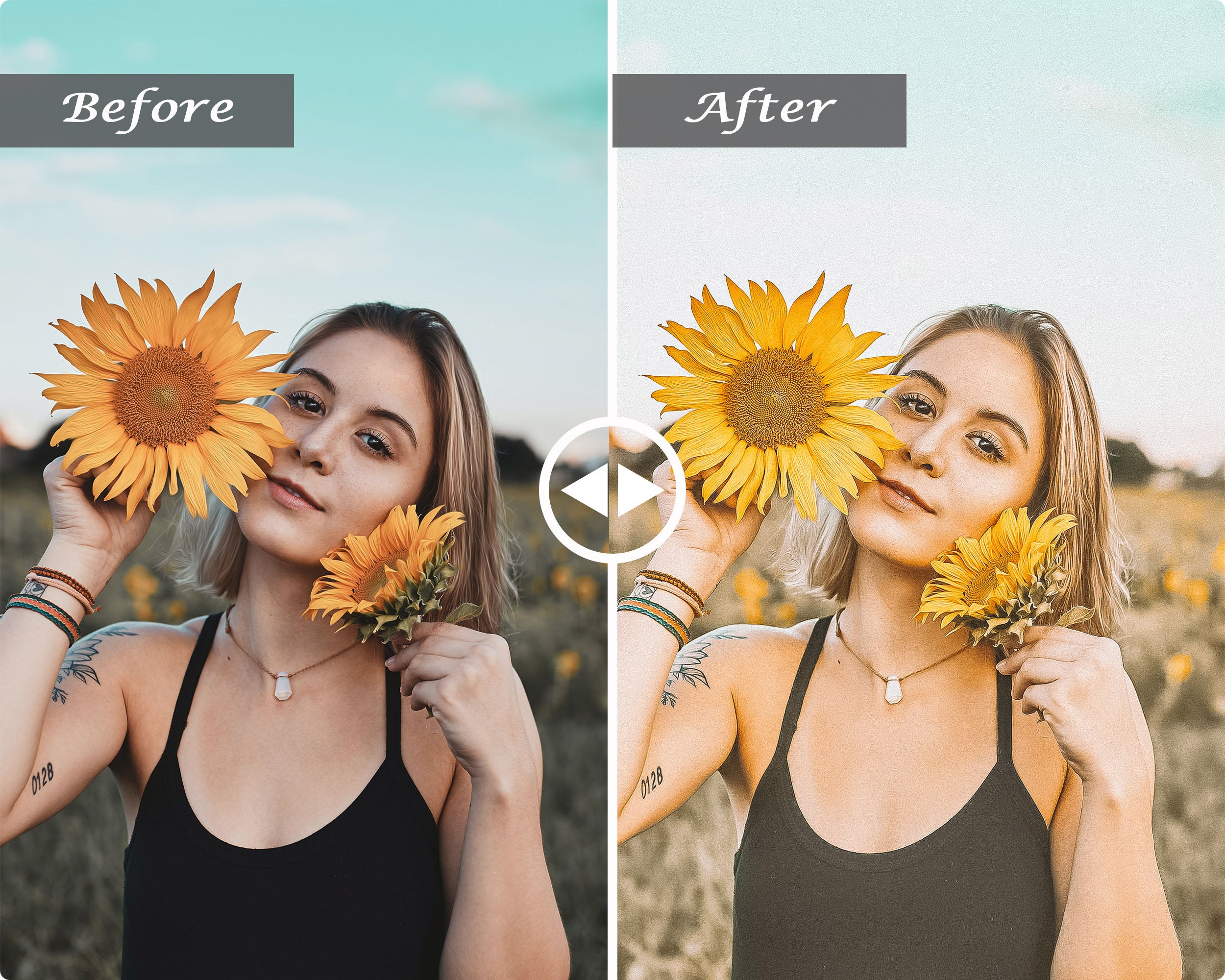 10 Summer Yellow Lightroom Presets, Desktop Presets, Blogger Preset ...