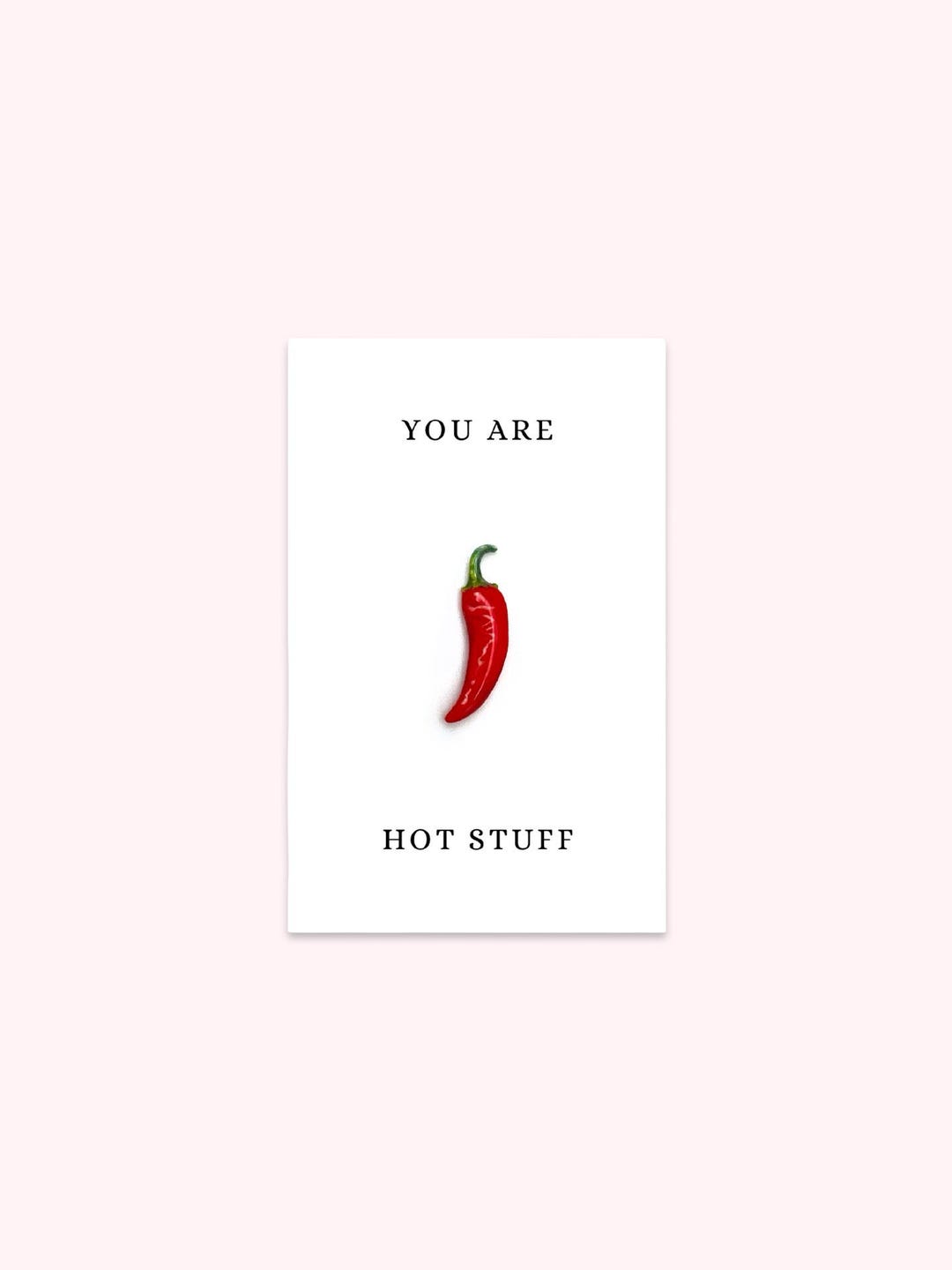 You Are Hot Stuff Chilli Brooch Pin - Etsy