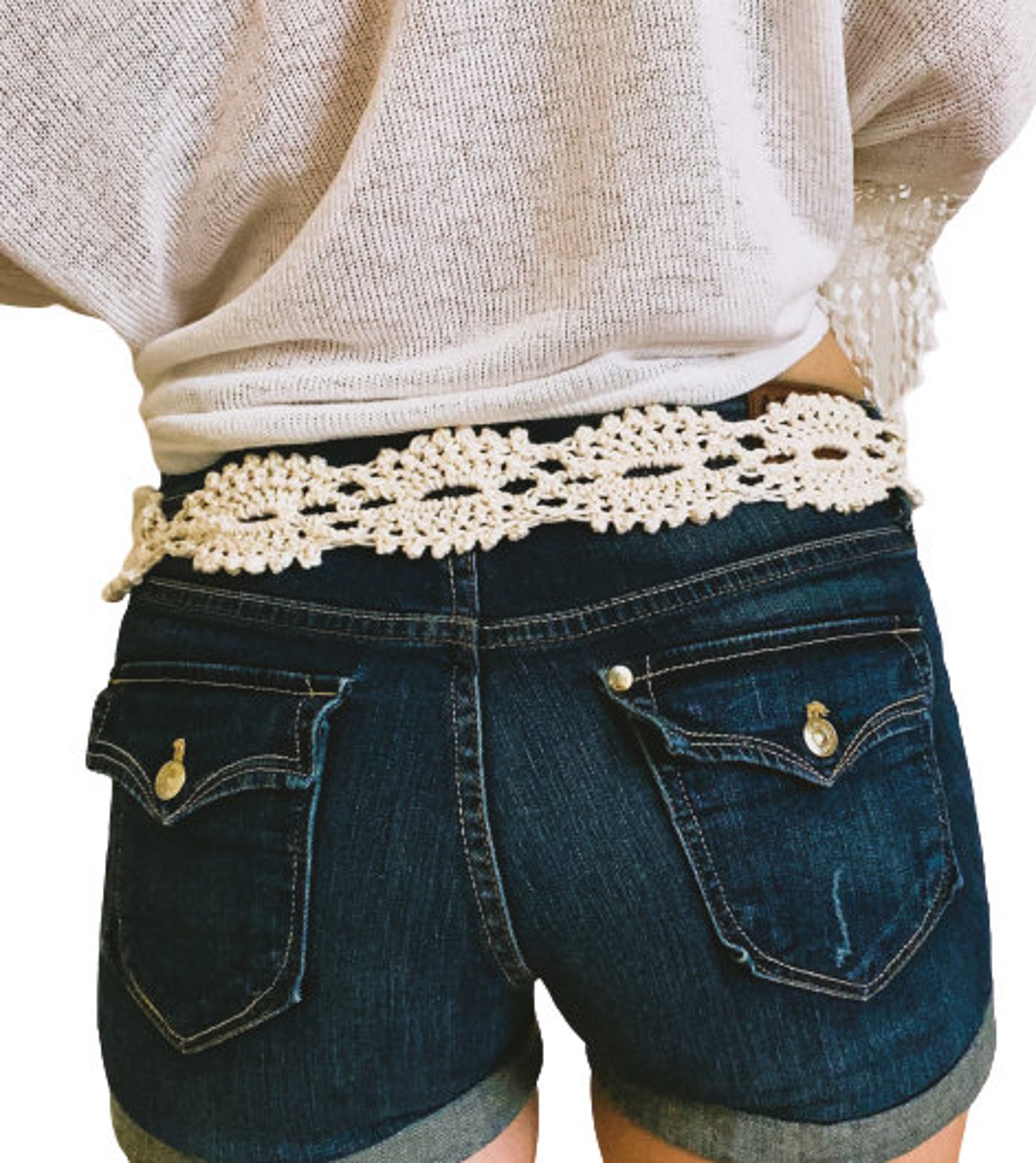 Chic Crochet Boho Belt Pattern children & Adult Sizing - Etsy
