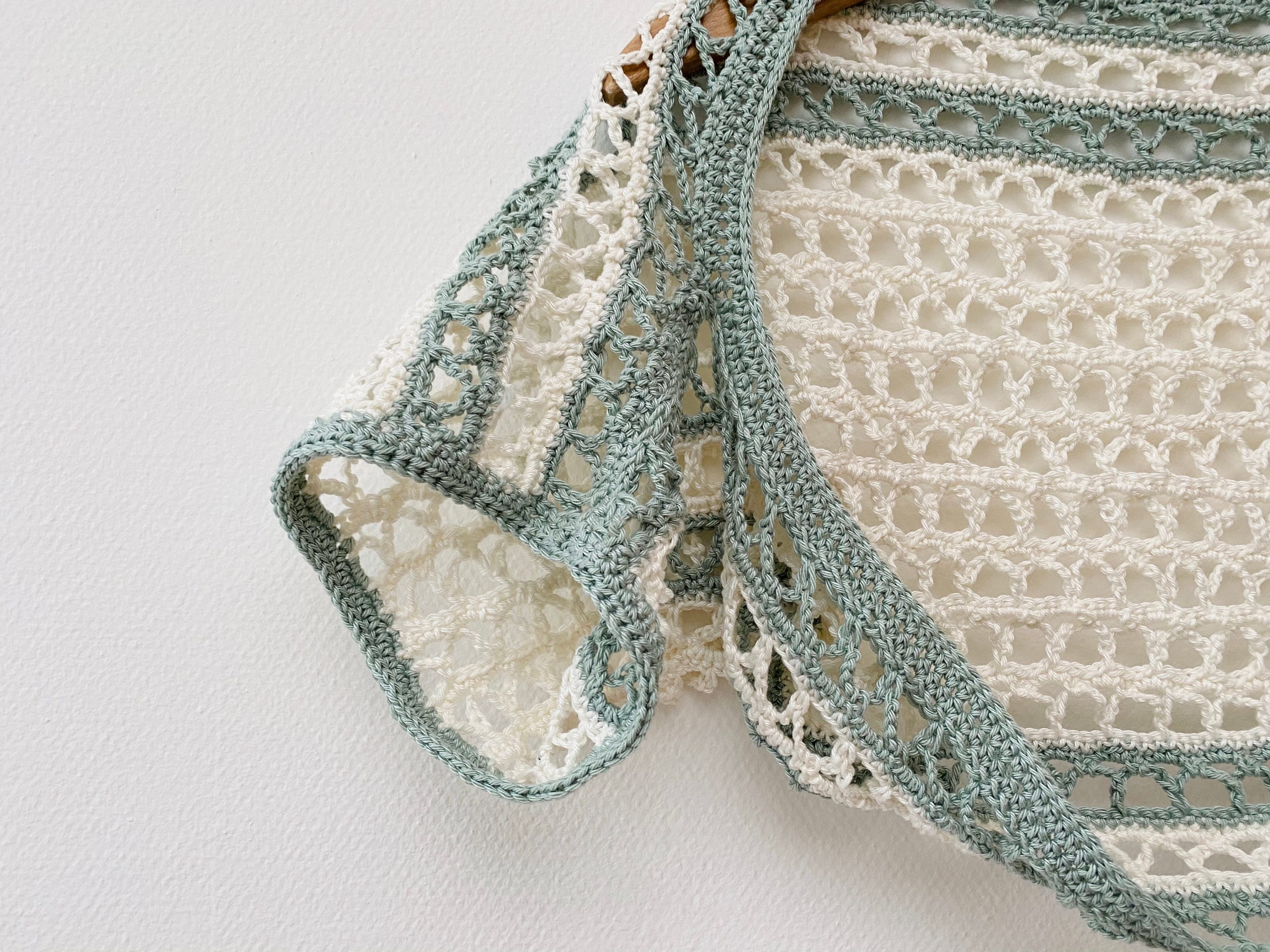 The Sea Spray Shrug / Bolero Crochet Pattern for Beginners (sizes XS ...
