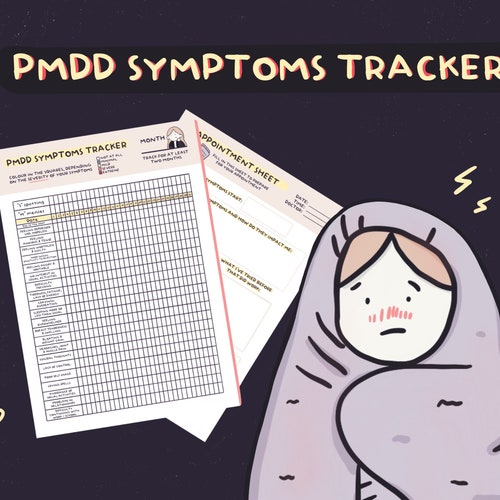 PMDD Symptom Tracker Printable Tracker A4 A5 US Letter - Etsy Hong Kong