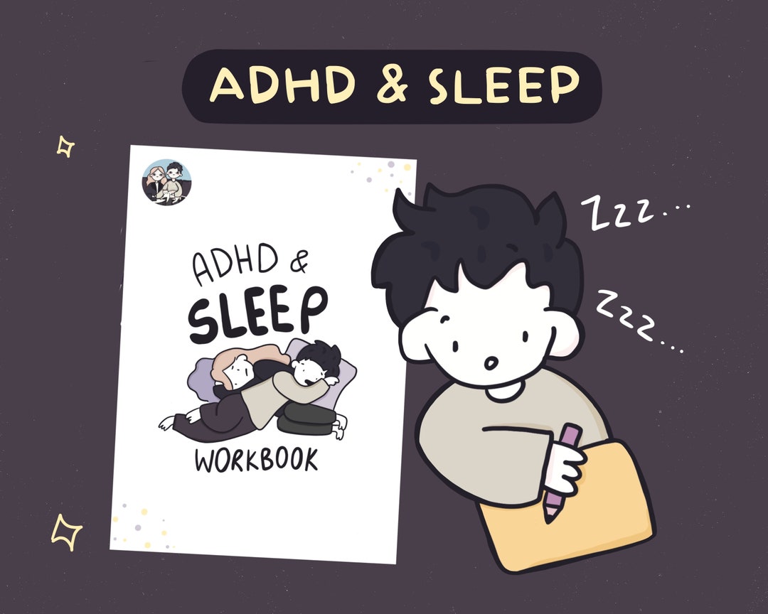ADHD & Sleep Workbook | ADHD | Journal | Worksheet | Self-help ...