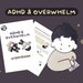 ADHD & Overwhelm Workbook | ADHD | Journal | Worksheet | Self-help ...