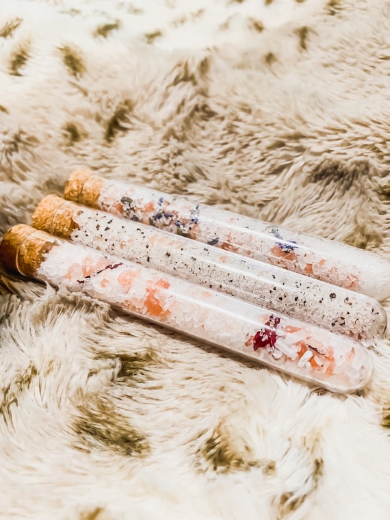 Bath Salts Test Tube Bath Salts Single Tube Bath Salts All - Etsy