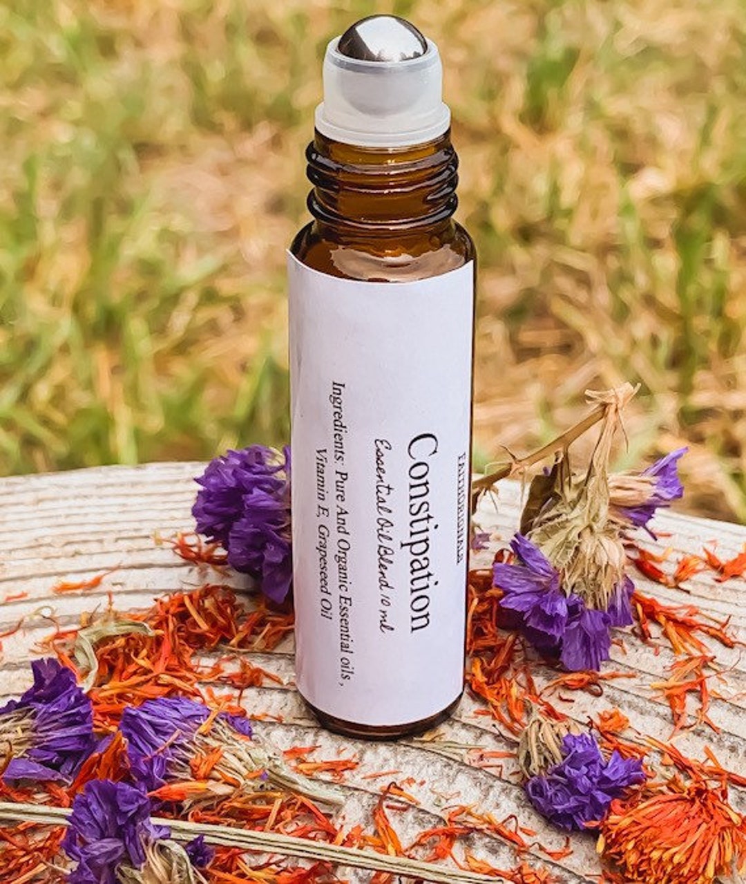Constipation Essential Oil Roll-on Blend 10ml, Organic - Etsy