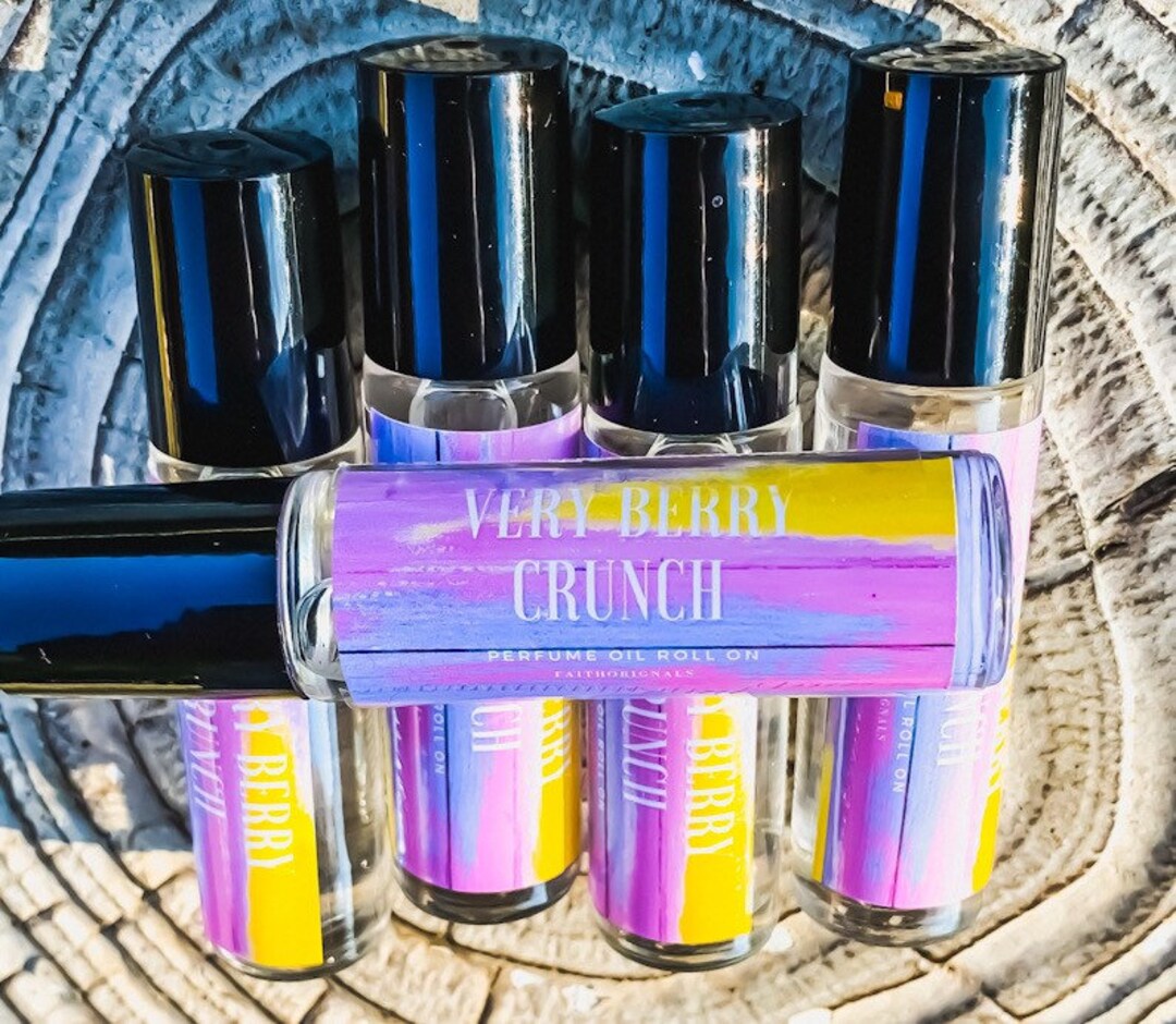 Very Berry Crunch Perfume Oil, Fragrance Roll On, Natural Perfume ...