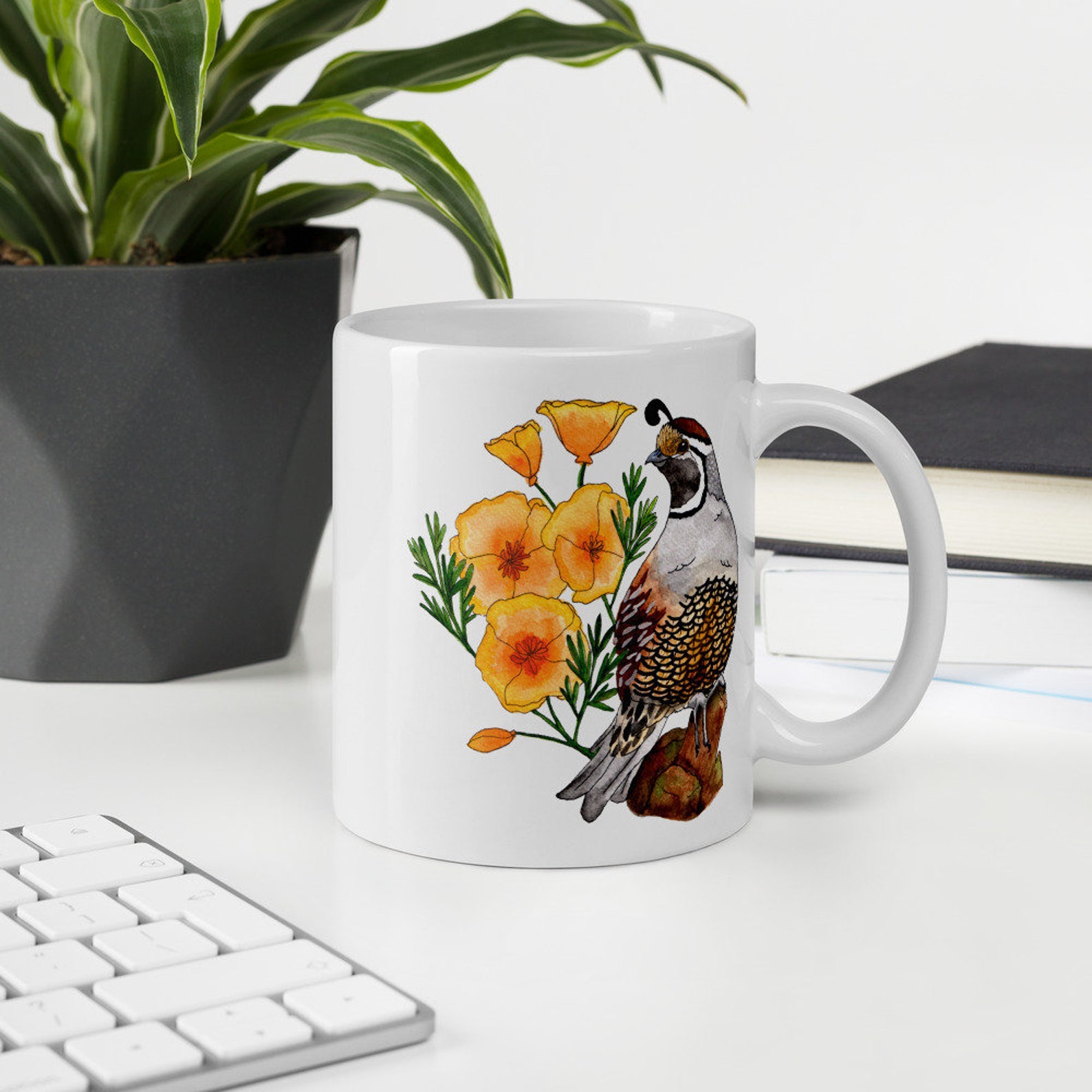 California Quail Mug Quail Mug Gifts for Her Gifts for - Etsy