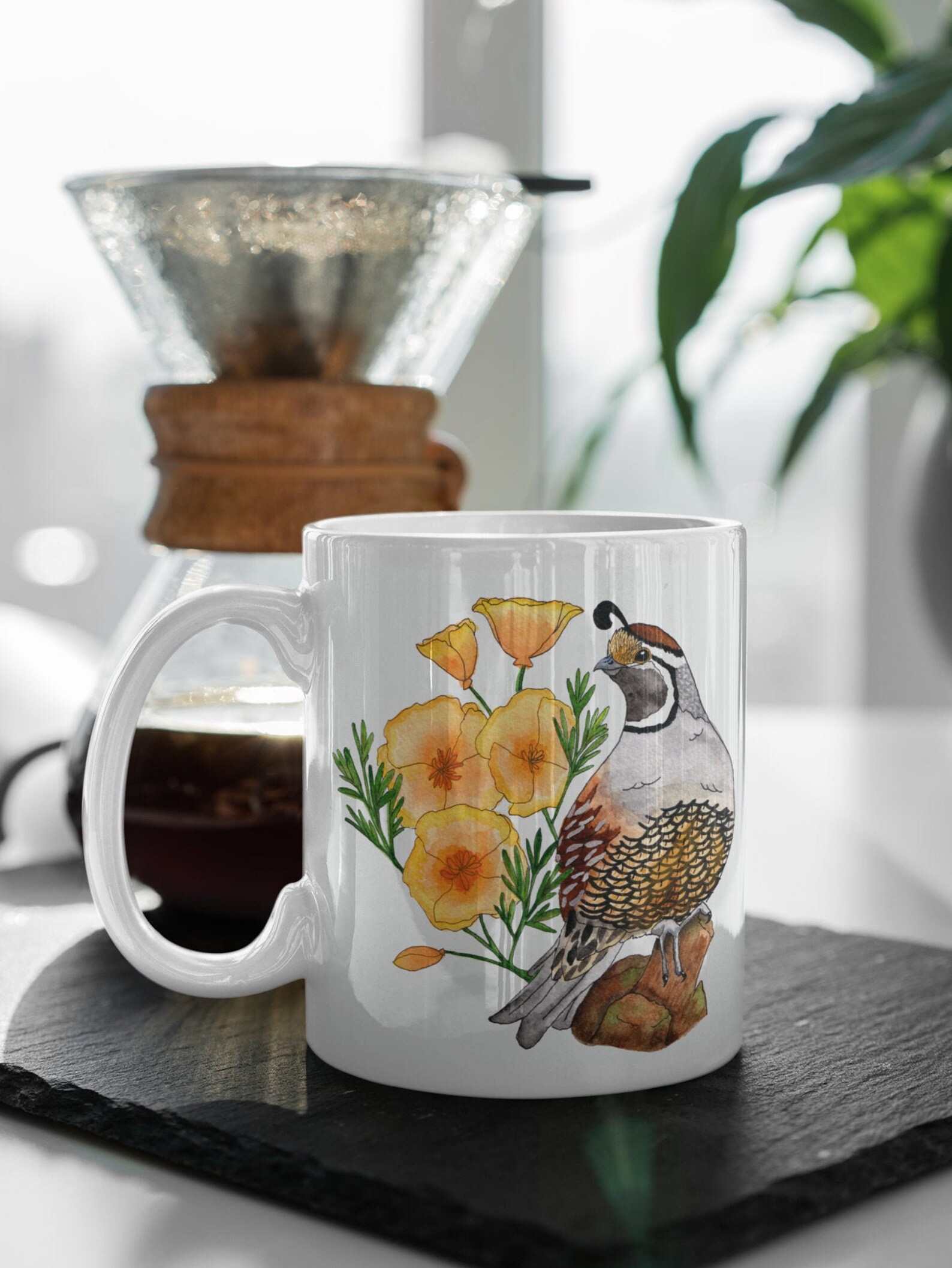 California Quail Mug Quail Mug Gifts for Her Gifts for | Etsy