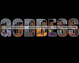 Goddess Word Vector - Etsy