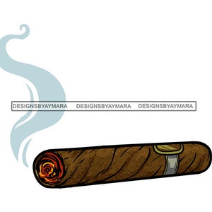Rolled Cigar Papers Rolled Cigarette Smoke Smoking Brown Papers Cigars ...