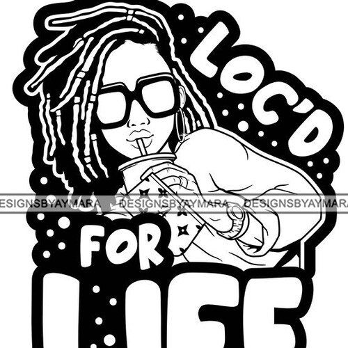 Loc Hair SVG File for Cricut Silhouette Dreadlocks Svg - Etsy