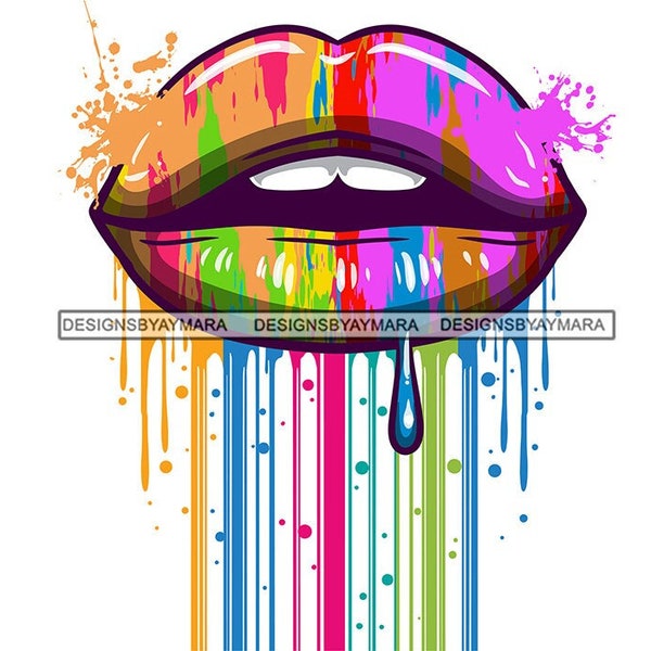 Dripping Rainbow - Etsy