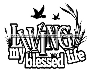 Living My Blessed Life Svg | Etsy