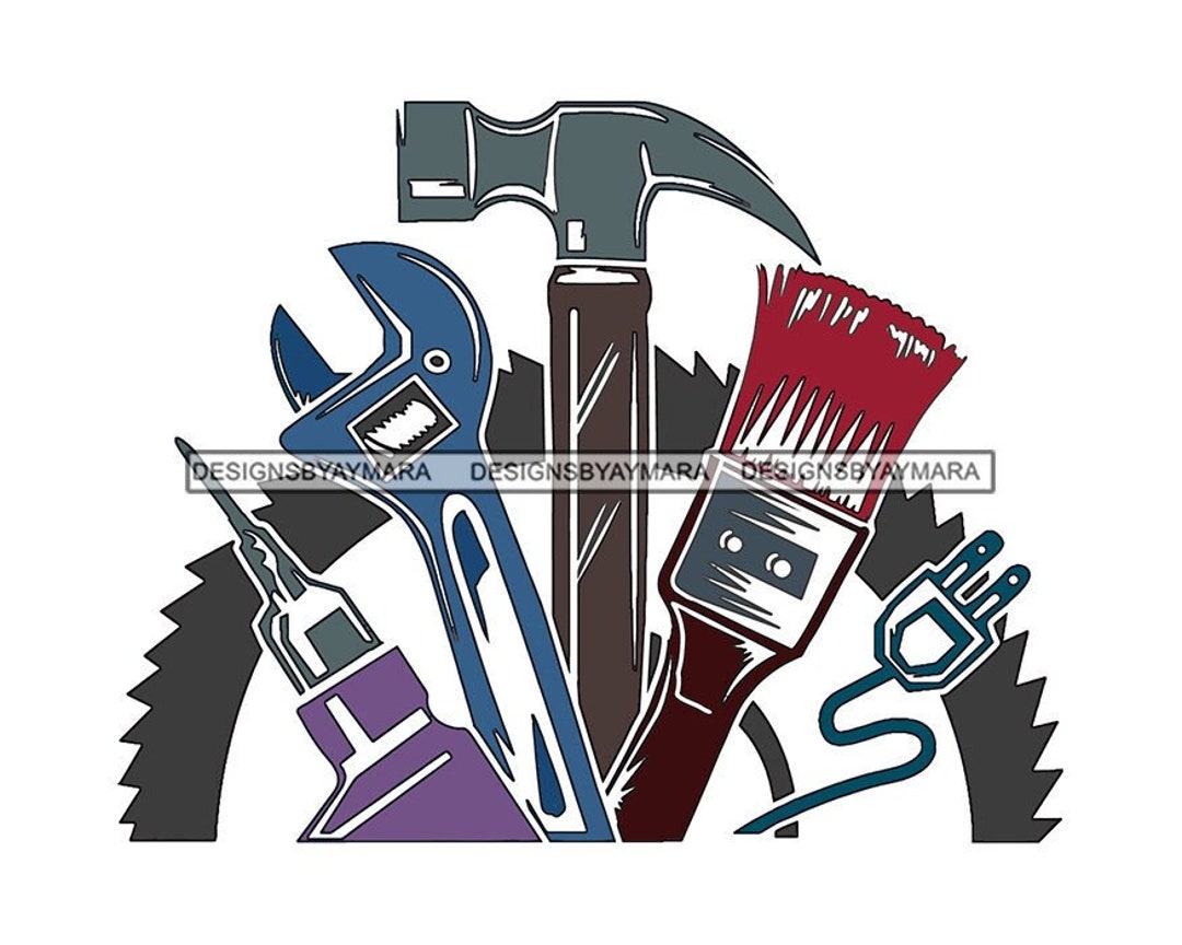 Wrench Hammer Screwdriver Repair Fix Handyman Hardware Work Tool ...