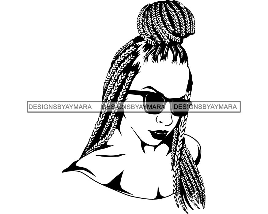Woman Braids Hair Queen Pretty Clever Alluring Goddess Amazing Brave ...