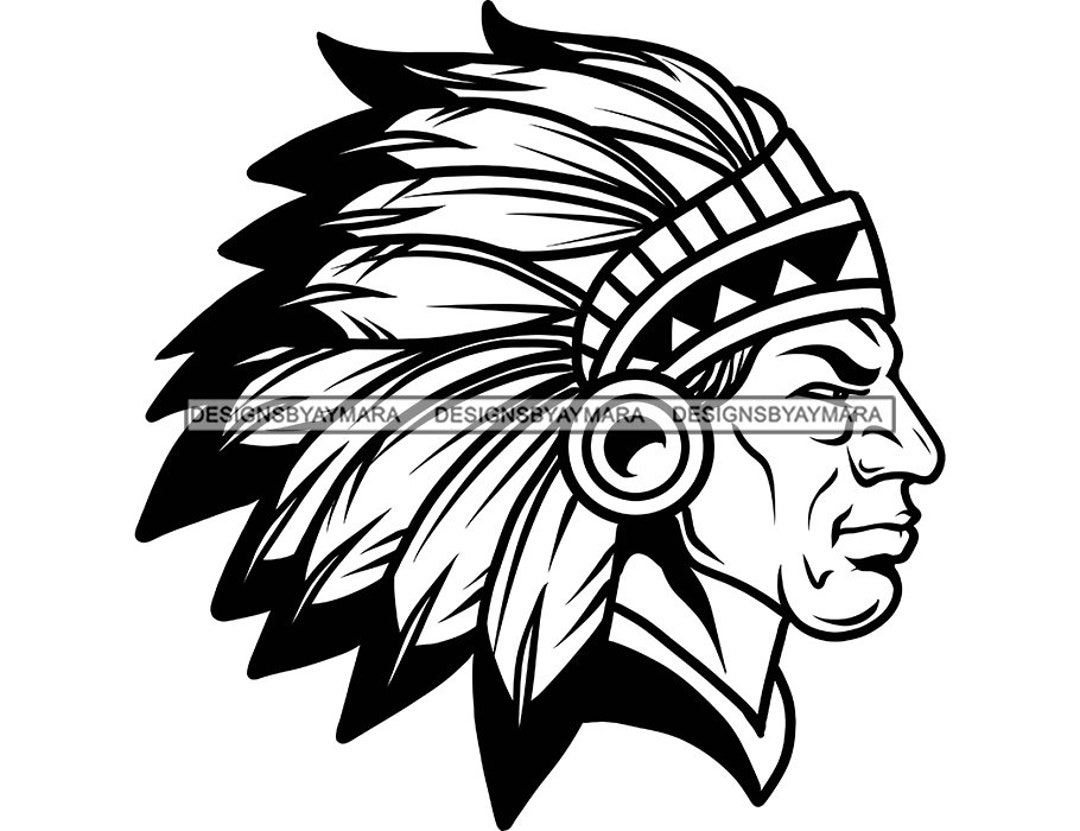 Indian Man Cherokee Apache Chief Warrior Culture Native Traditional ...