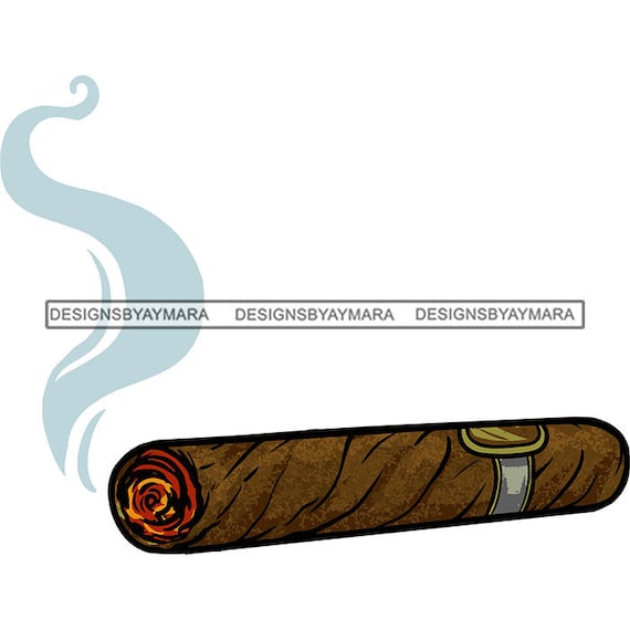 Rolled Cigar Papers Rolled Cigarette Smoke Smoking Brown - Etsy