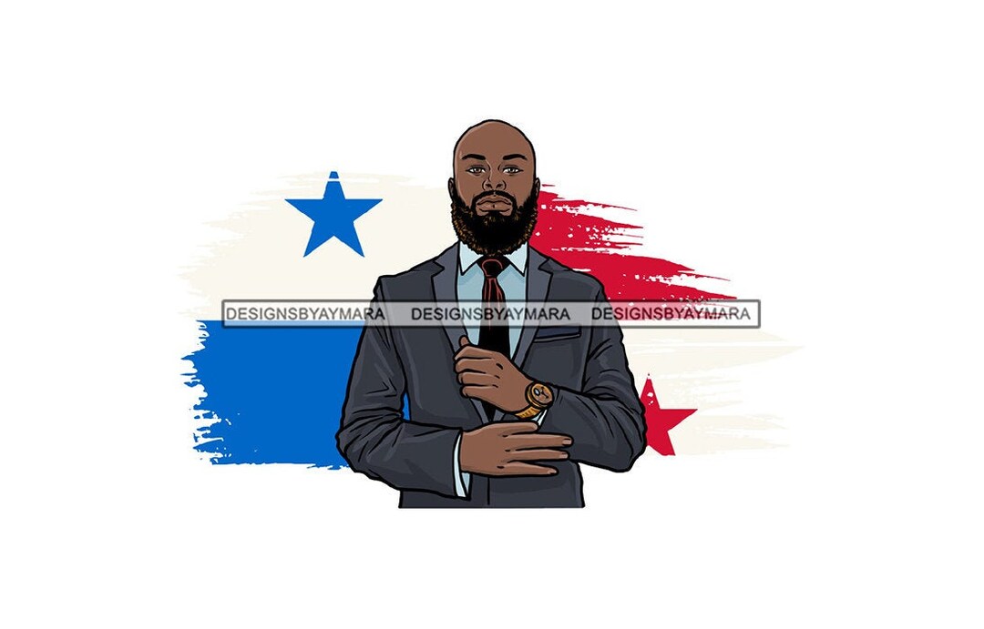 Handsome Panama Man Face Bearded Amazed Mature Fashion Attractive ...