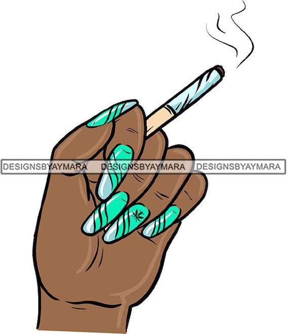 Long Nails Smoking