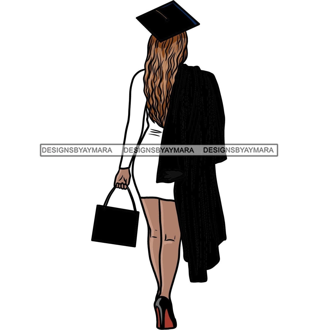 Graduation Woman Cap Diploma Achievement Education College Ceremony ...