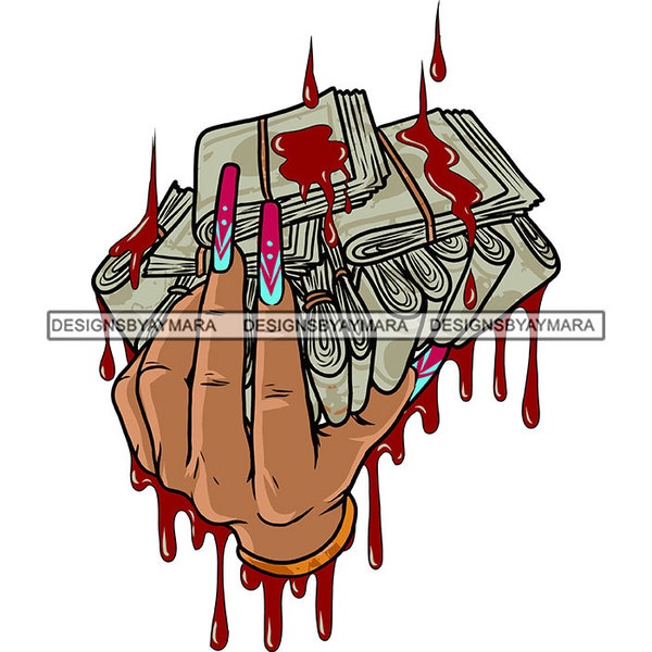 Bleeding Hands Svg - Etsy
