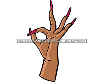 Female Hand Peace Svg - Etsy