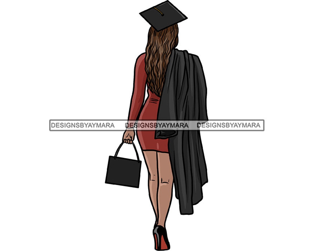 Graduation Woman Cap Diploma Achievement Education College Ceremony ...