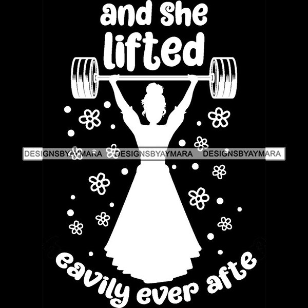 She Lifted Heavily Ever After Svg - Etsy