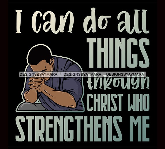 Black Man Praying Christ Prayers Pray Begging Asking God - Etsy