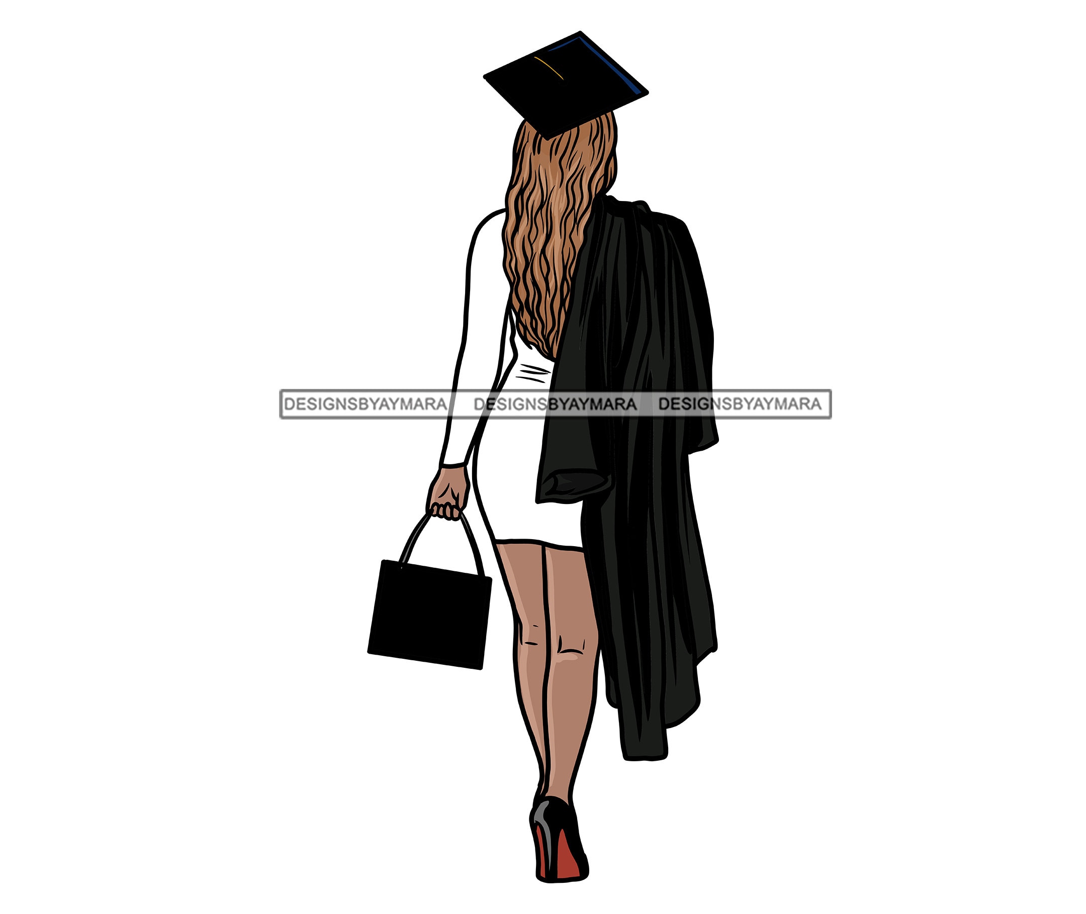 Graduation Gown Drawing