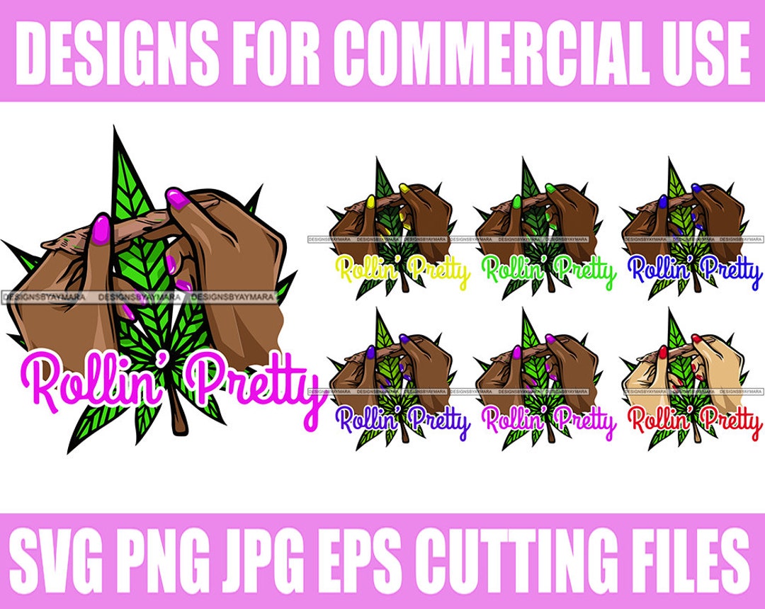 Rolling Pretty Woman Hand Cigar Mary Jane 420 Herbs Bundle 6 Designs ...