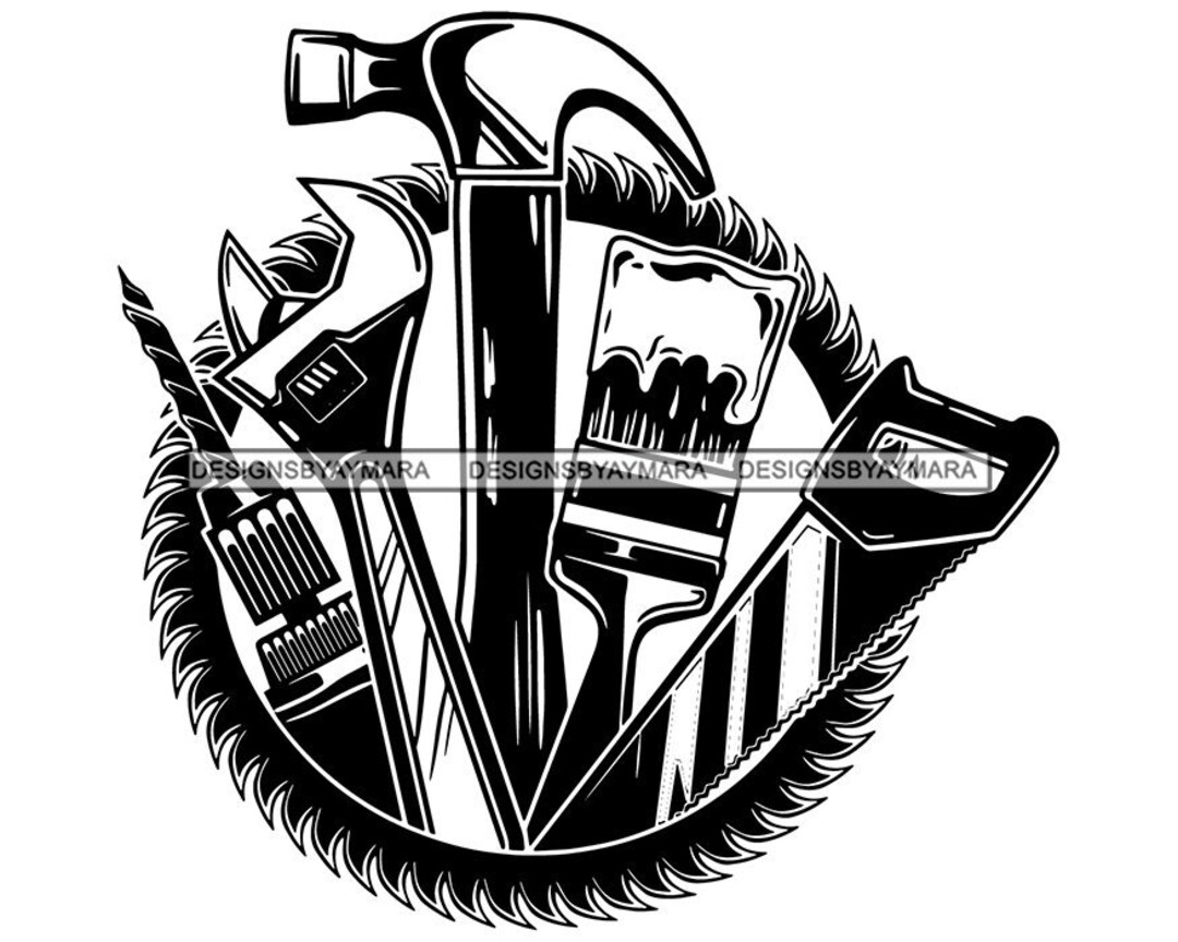 Wrench Hammer Screwdriver Repair Fix Handyman Hardware Work Tool ...