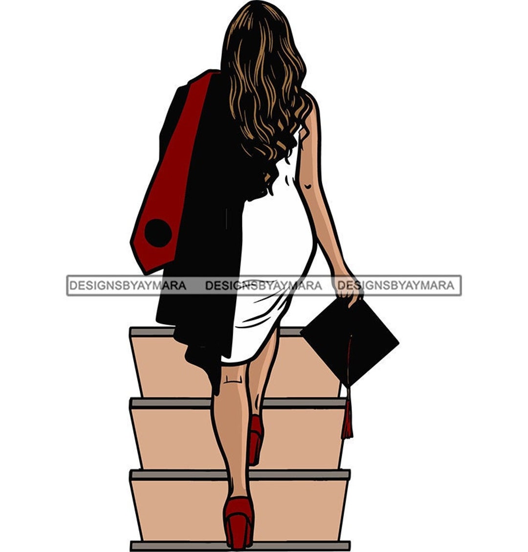 Graduation Woman Cap Diploma Achievement Education College Ceremony ...