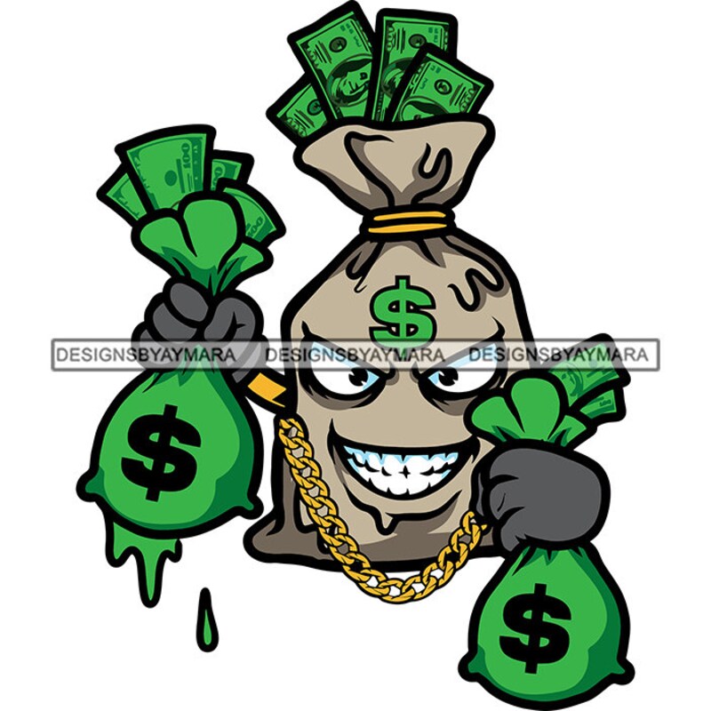 Chasing Money Png - Etsy