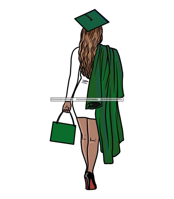 Graduation Woman Cap Diploma Achievement Education College - Etsy