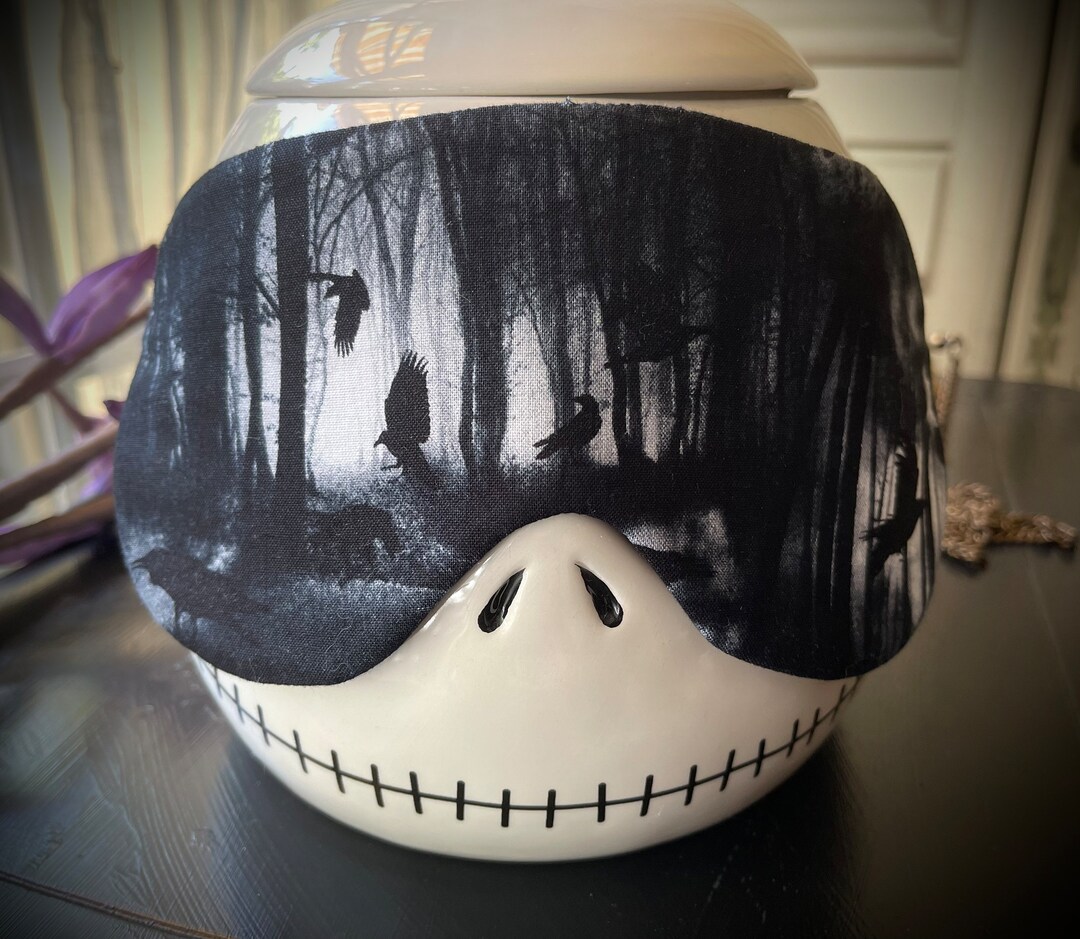 Sleep Mask, Sleeping Mask, Crows, Ravens in the Fog, Night, Wellness ...