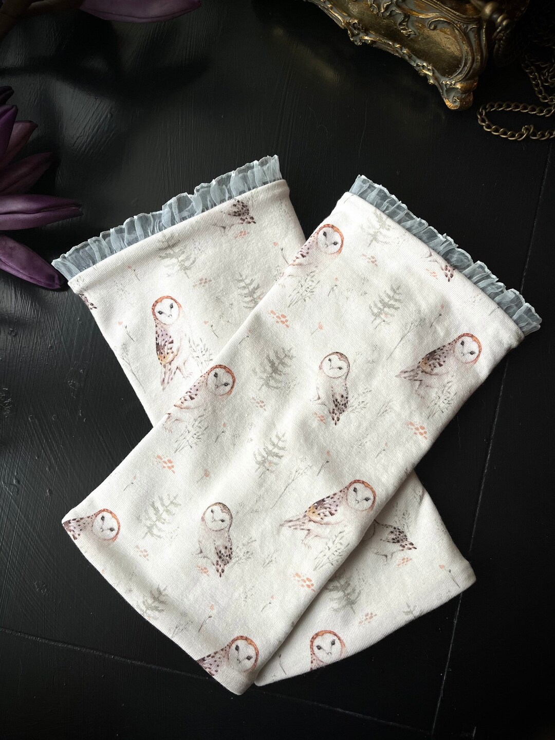 Gauntlets Owls Owl Barn Owl Forest Hand Cuffs, Arm Guards, Arm Warmers ...