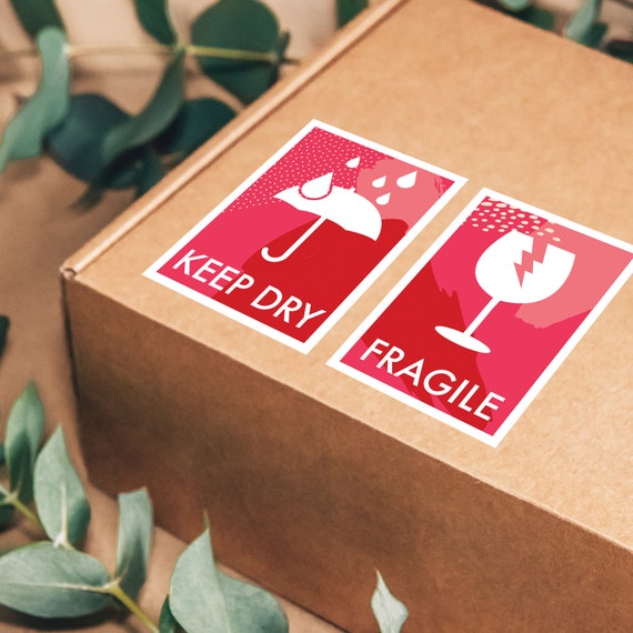 Fragile Box Label